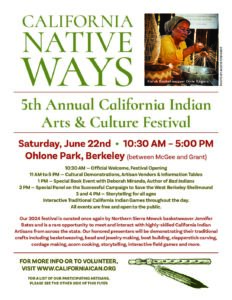 2024 CA Native Ways flyer | California Institute for Community, Art ...